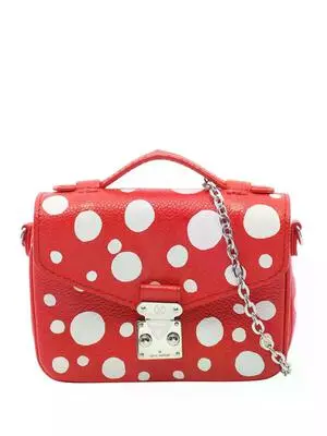 LOUIS VUITTON 2000-2026 Yayoi Kusama Monogram Empreinte Infinity Dots Micro Metis Satchel