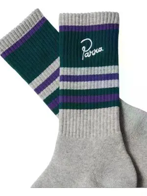 PARRA Signature Striped Socks