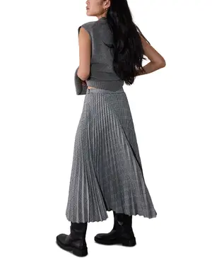 Whistles Pleated Midi Skirt