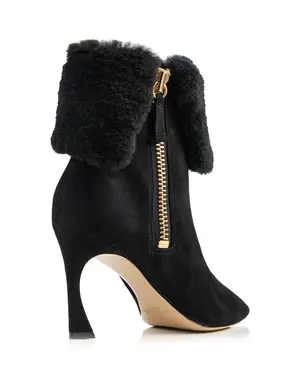 ALEXANDRE BIRMAN Mirabella Shearling Collar Boots