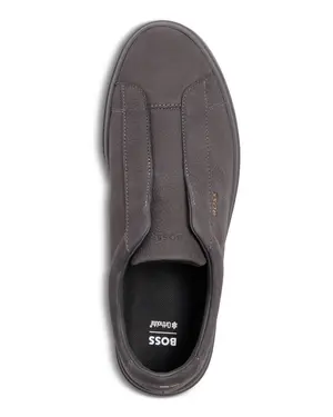 BOSS Kieran Nubuck Slip On Sneakers