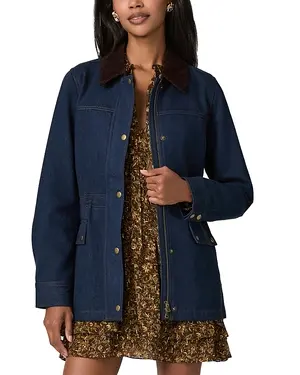 Paige Horizon Cotton Denim Jacket - Corvetto