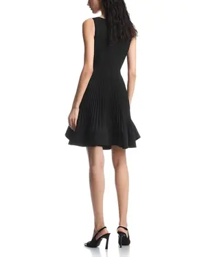 Emporio Armani Sleeveless Pleated Skirt Dress