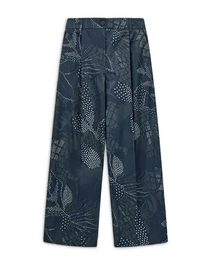 Emporio Armani Pleated Creponne Pants