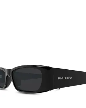 Saint Laurent Rectangular Sunglasses, 54mm