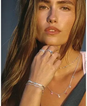 ATOLEA Daily Rings Set - Silver