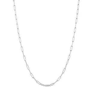 ATOLEA Cozumel Paperclip Choker - Silver