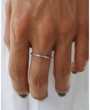 ATOLEA Golden Hour Ring - Silver