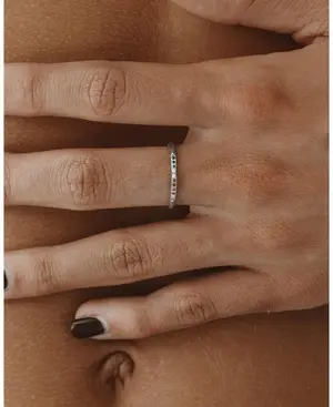 ATOLEA Golden Hour Ring - Silver