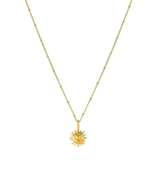 ATOLEA Sun Necklace - Gold