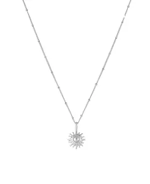 ATOLEA Sun Necklace Silver