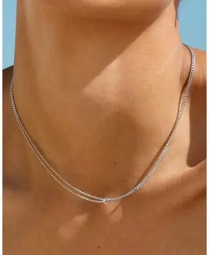 ATOLEA Double Trouble Choker - Silver