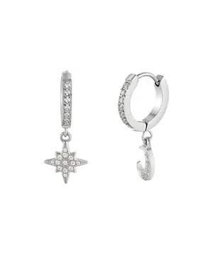 ATOLEA Summer Night Earrings - Silver