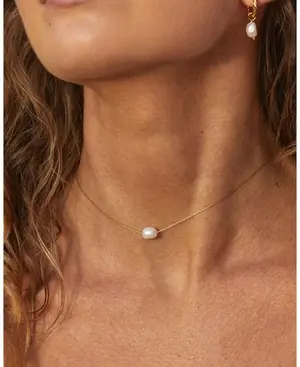 ATOLEA Baroque Pearl Choker
