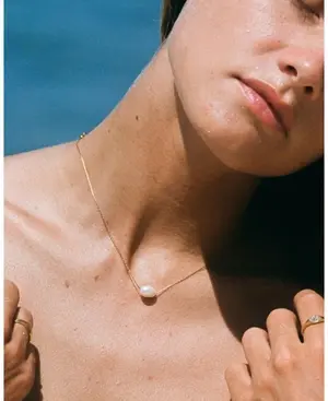 ATOLEA Baroque Pearl Choker