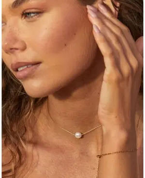 ATOLEA Baroque Pearl Choker