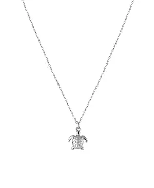 ATOLEA Sea Turtle Necklace - Silver