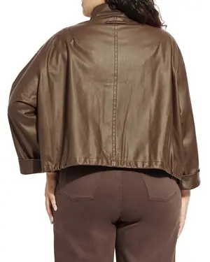 Lyssé Mina Oversized Faux Leather Jacket