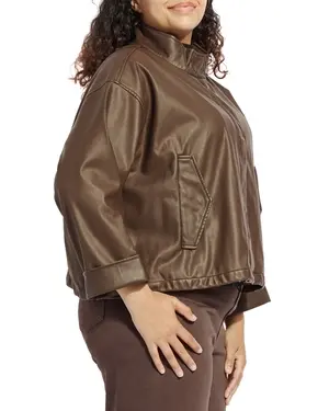 Lyssé Mina Oversized Faux Leather Jacket