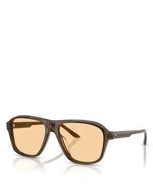 Khaite Oliver Peoples X Aviator Eyeglasses, 56mm - Brown