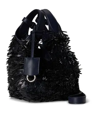 Polo Ralph Lauren Polo Play Beaded Silk Tote & Crossbody - Deep Iris