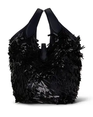 Polo Ralph Lauren Polo Play Beaded Silk Tote & Crossbody