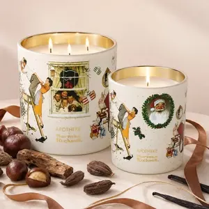 APOTHEKE Cardamom Chestnut Norman Rockwell Classic Candle 10.5
