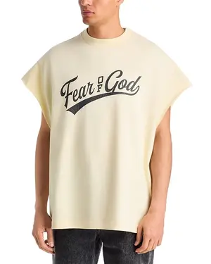 Fear Of God Essentials Cutoff 90s Tee - Chalk