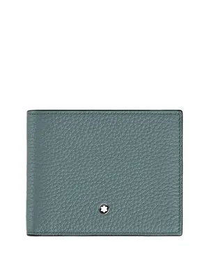 Montblanc Grained Leather Bifold Wallet - Blue