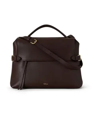 Mulberry Stevie Top Handle Bag - Ebony