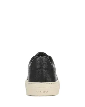 Vince Lomas Leather Sneakers - Black