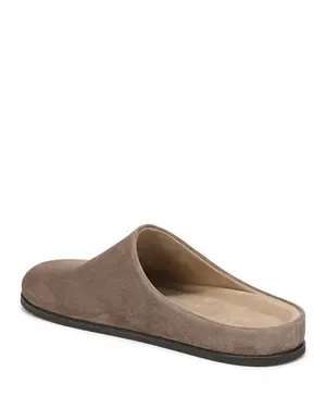 Vince Leo Suede Mule Clog - Flint