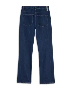 JIL SANDER Mid Rise Lightweight Denim Flare Jeans In Medium