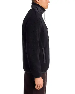 Moncler Sherpa Zip Up Cardigan