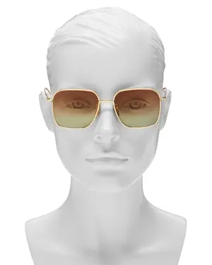 Prada Square Sunglasses, 54mm