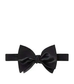 Brunello Cucinelli Cotton-silk Bow Tie - Black