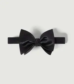 Brunello Cucinelli Cotton-silk Bow Tie - Black