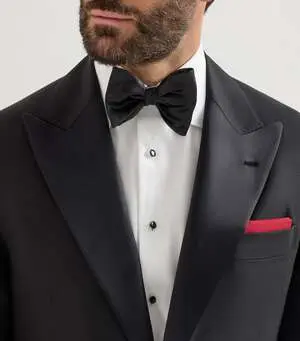 Brunello Cucinelli Cotton-silk Bow Tie - Black