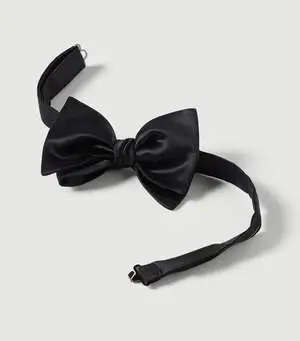Brunello Cucinelli Cotton-silk Bow Tie - Black