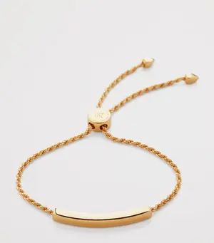 Monica Vinader Vermeil Linear Friendship Bracelet