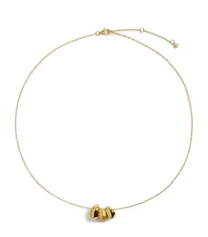 Monica Vinader Vermeil Antica Pendant Neclace - Gold