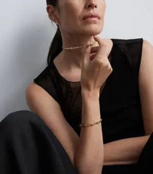 Monica Vinader Mini Vermeil Alta Bracelet