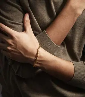 Monica Vinader Mini Vermeil Alta Bracelet