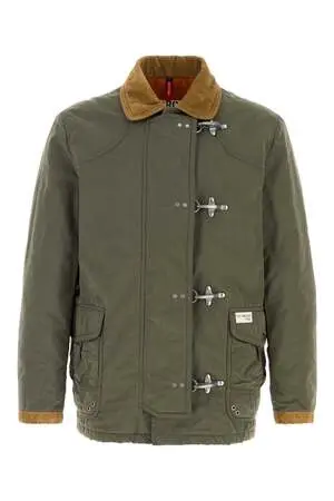 FAY Army Cotton Padded Jacket - Green
