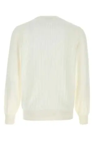 Brunello Cucinelli Cotton Sweater - White