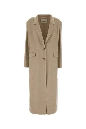 Isabel Marant Étoile Sand Wool Blend Clesa Coat - Brown