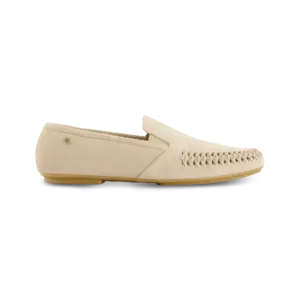Rivieras Neutrals Jazz Braided Ecru Suede - Beige