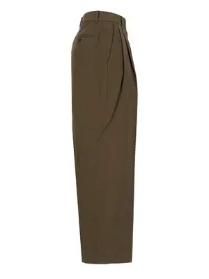 DUNST Double Pleated Wide Chino Pants - No