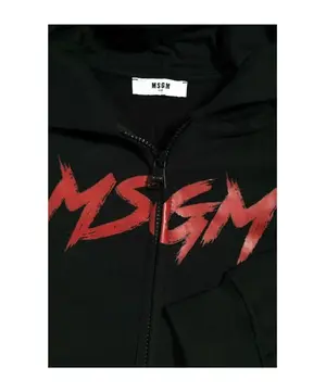 MSGM Long-sleeve Hooded Sweatshirt