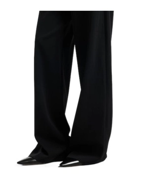 THE ROW Farah Wool And Cashmere Wide-leg Pants
